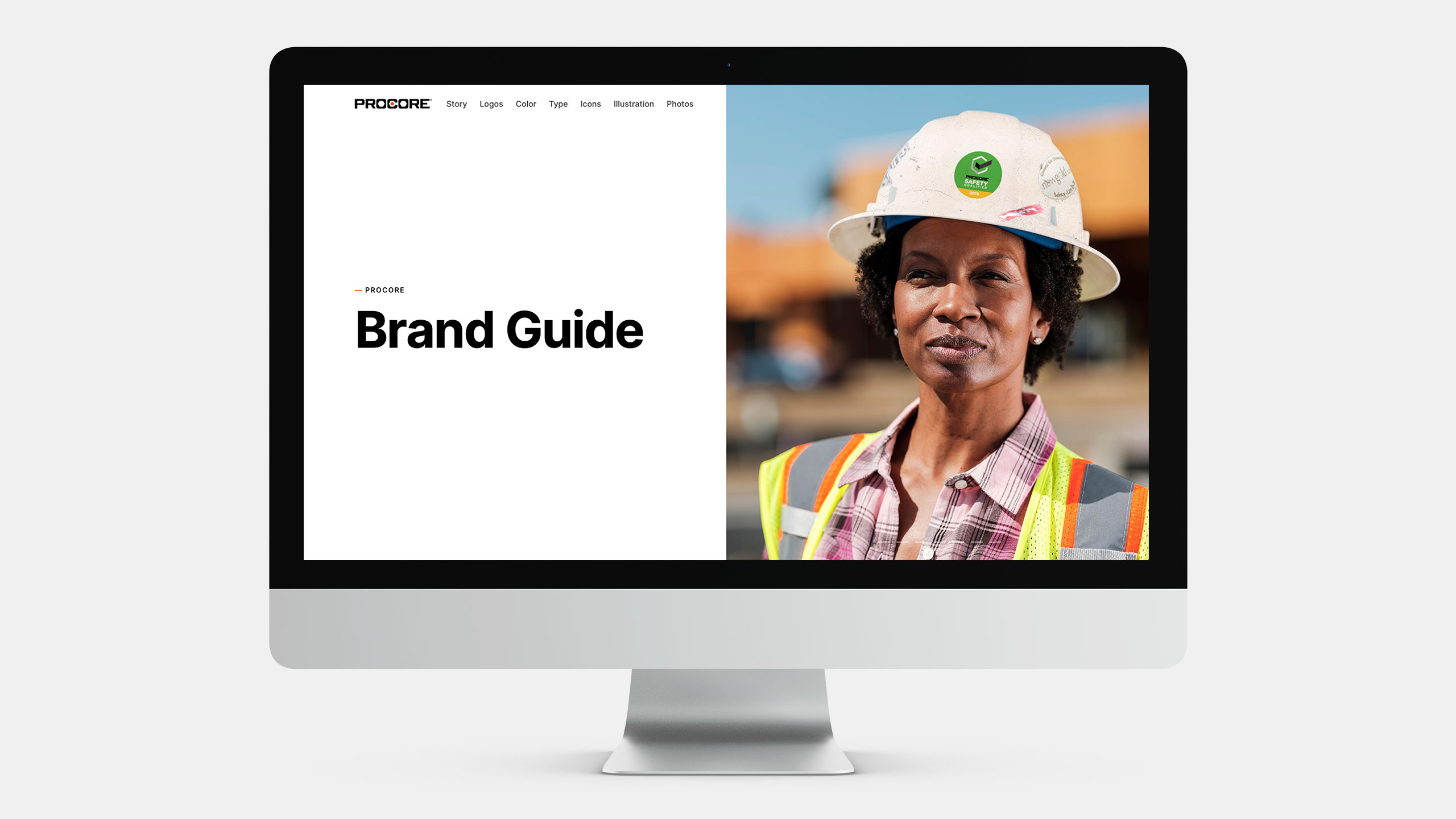 Procore Design System, Digital Brand Guide, and Web Design